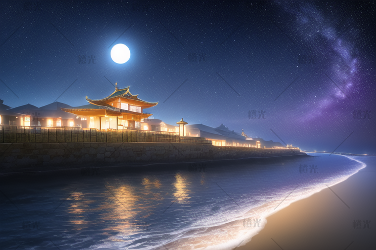 海边城池灯火5详情 - 橙娘素材铺 - 橙光|66RPG