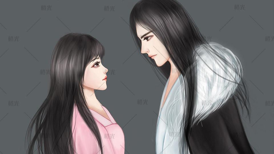 捏下巴CG详情 - 橙娘素材铺 - 橙光|66RPG