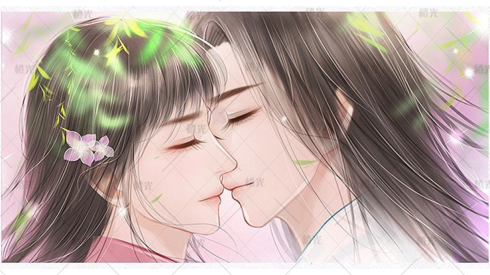 亲吻CG局部详情 - 橙娘素材铺 - 橙光|66RPG