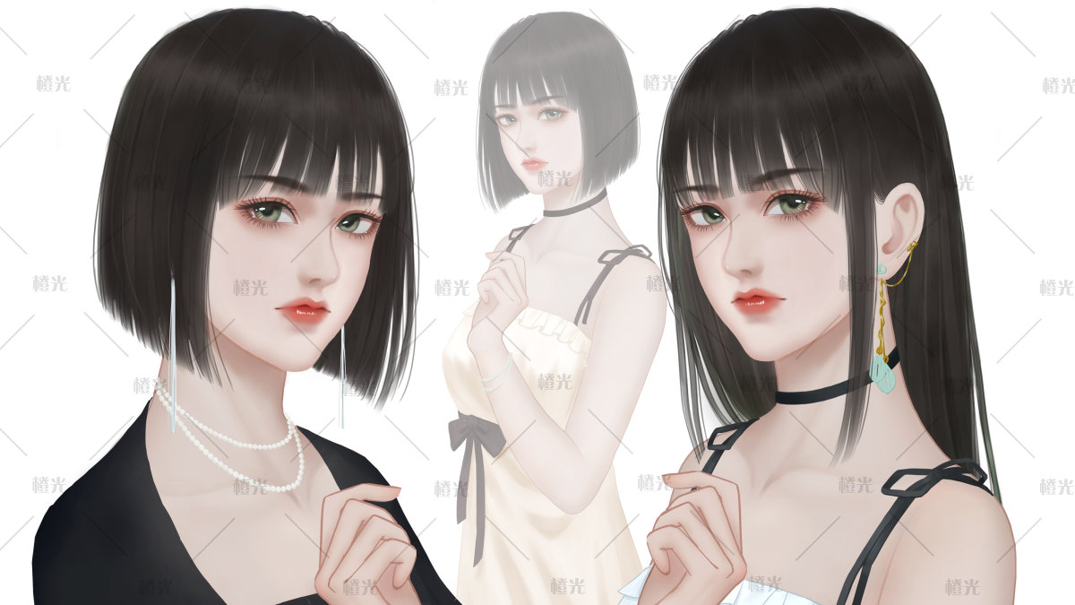 NPC现代女详情 - 橙娘素材铺 - 橙光|66RPG