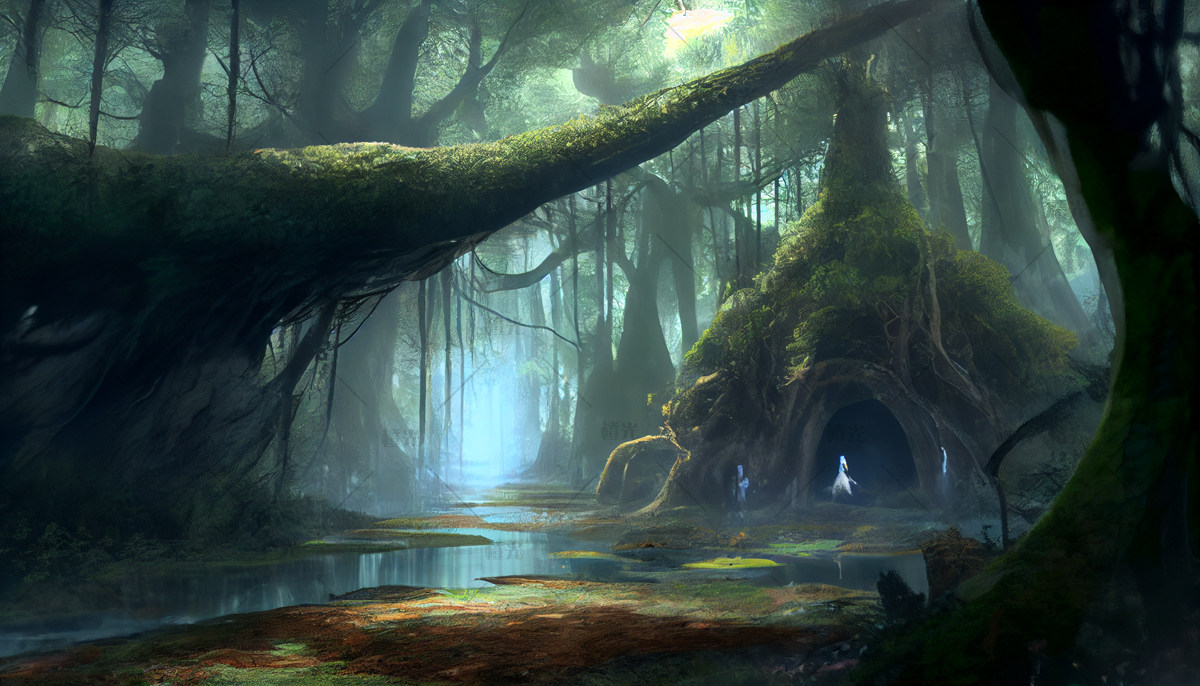 森林水塘沼泽详情 - 橙娘素材铺 - 橙光|66RPG