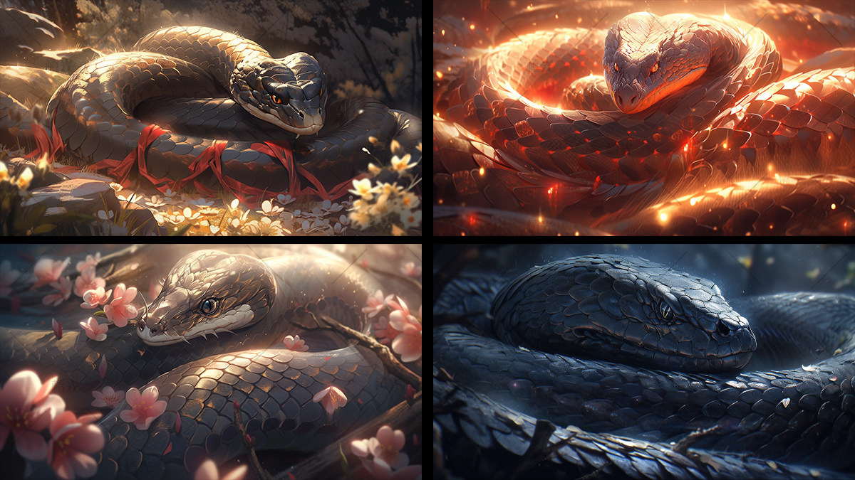 神兽蛇龙16张详情 - 橙娘素材铺 - 橙光|66RPG