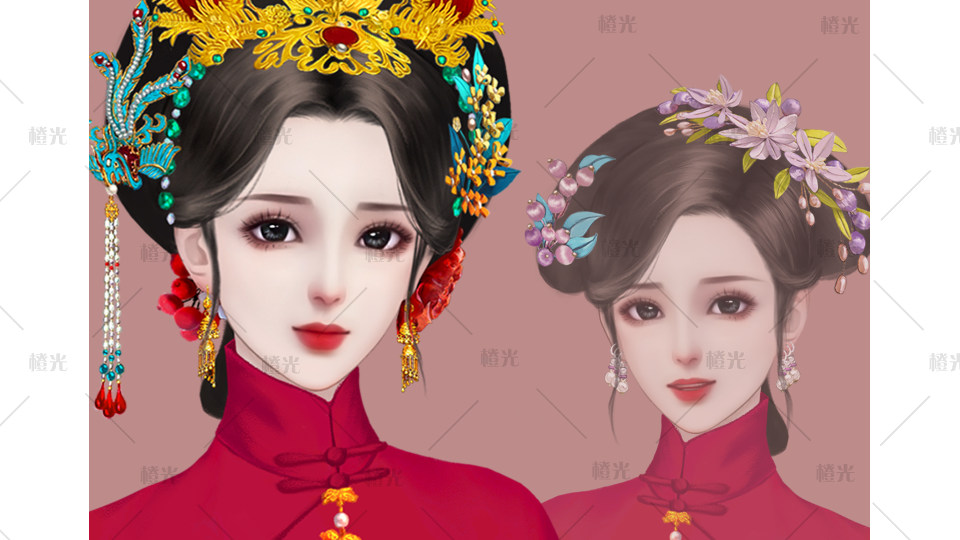 清宫立绘详情 - 橙娘素材铺 - 橙光|66RPG