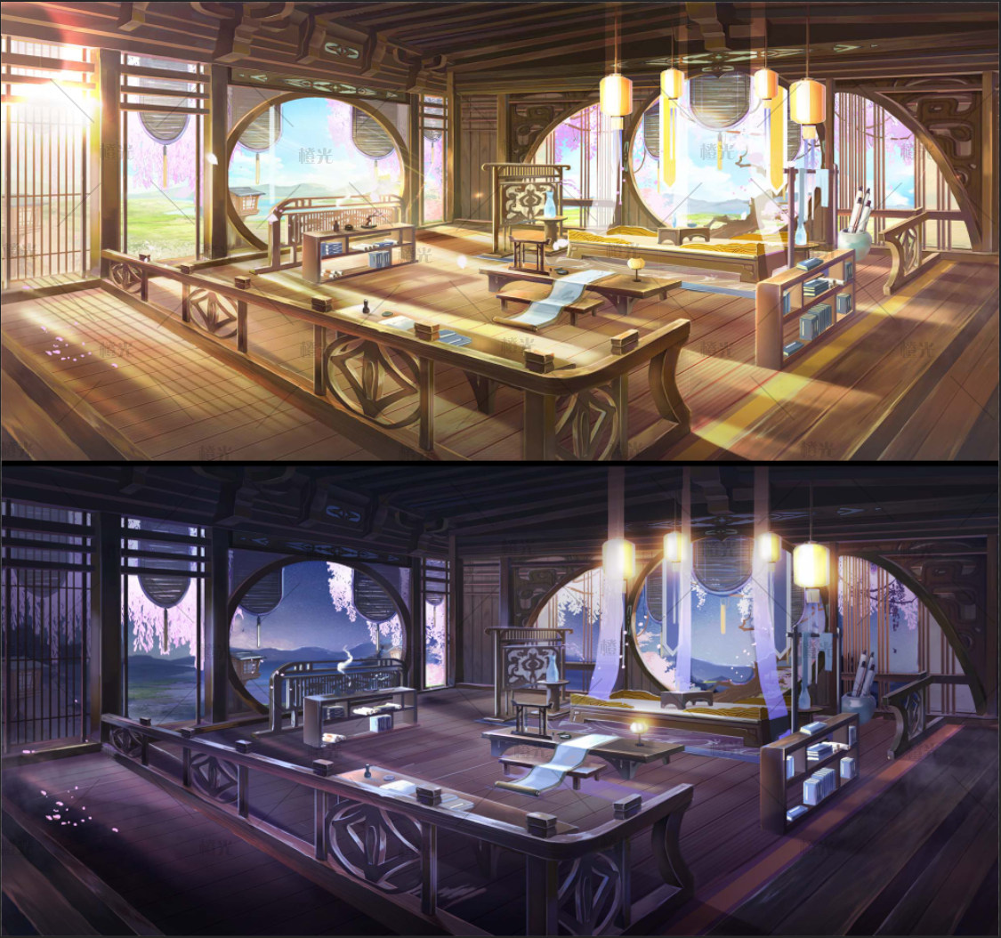 书房 房间详情 - 橙娘素材铺 - 橙光|66RPG