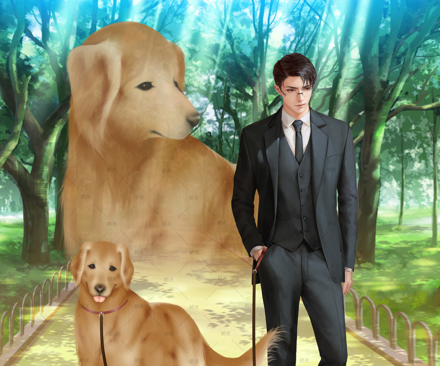 93-金毛详情 - 橙娘素材铺 - 橙光|66RPG