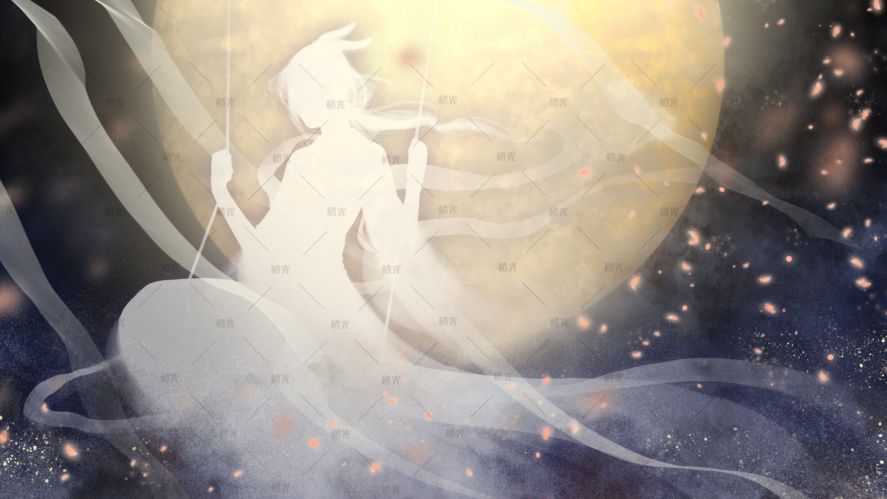 93-月间美人详情 - 橙娘素材铺 - 橙光|66RPG