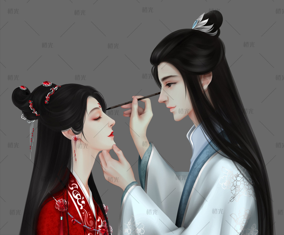 CG-描眉详情 - 橙娘素材铺 - 橙光|66RPG