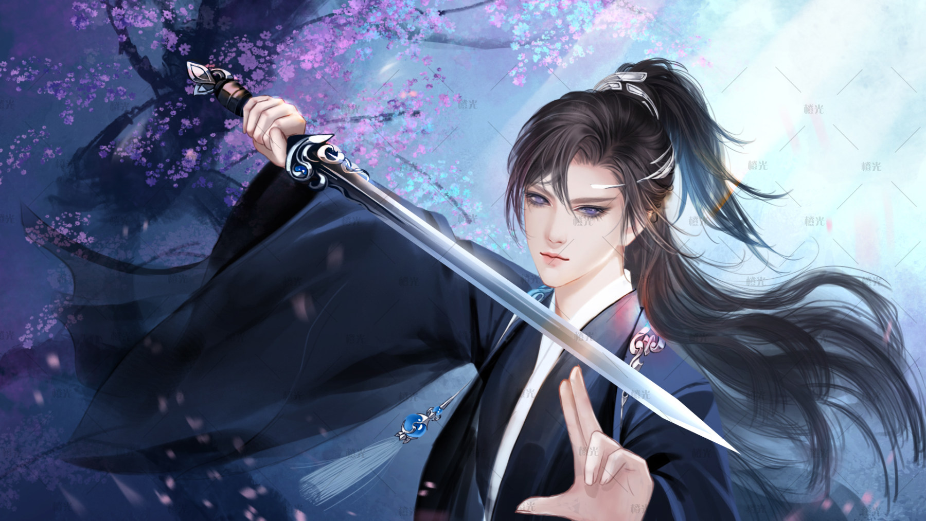 剑影流光CG封详情 - 橙娘素材铺 - 橙光|66RPG