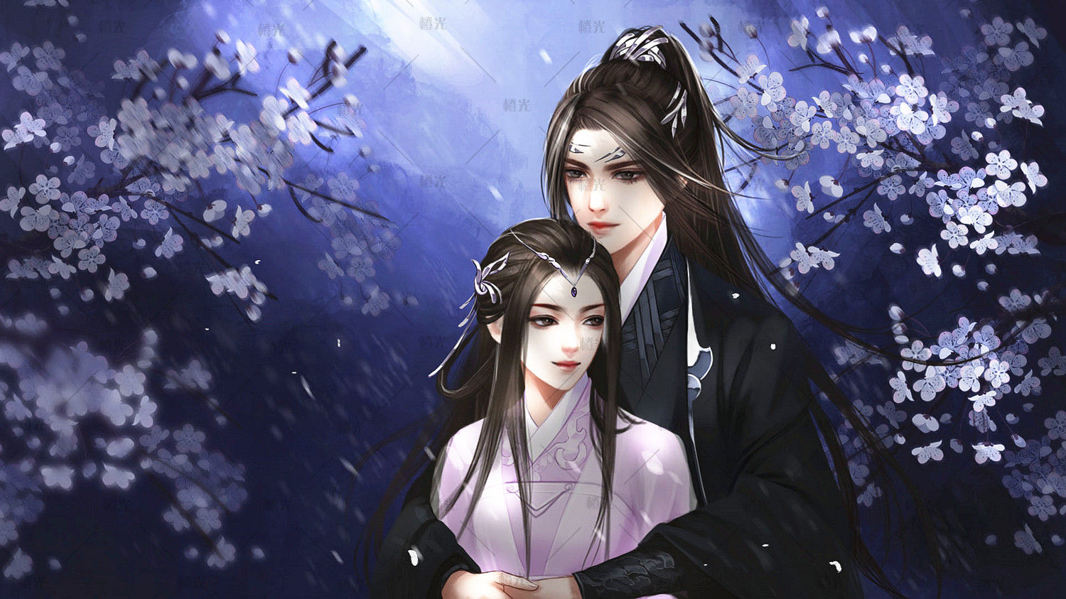 环抱CG封面详情 - 橙娘素材铺 - 橙光|66RPG