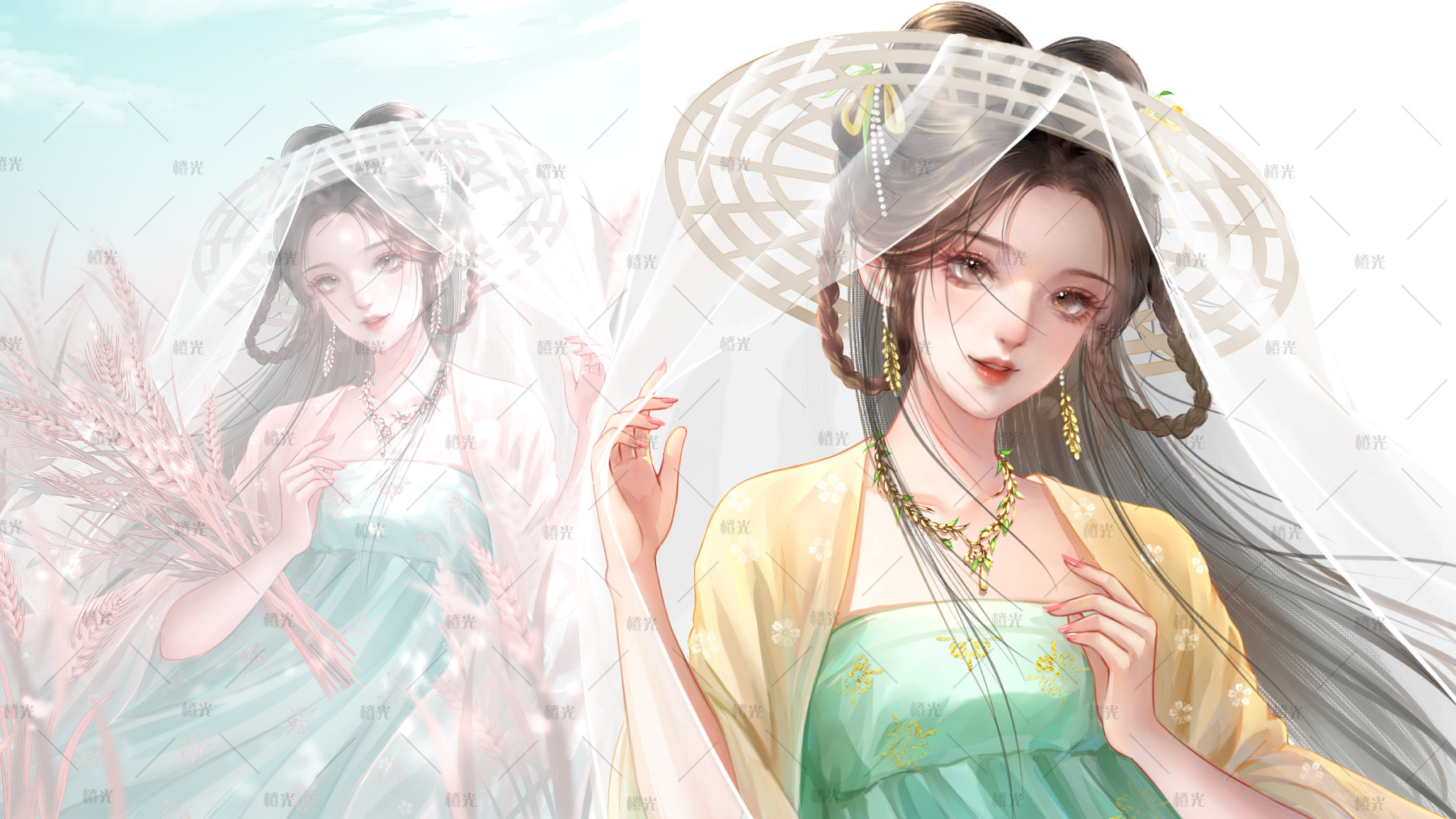 秋日少女CG详情 - 橙娘素材铺 - 橙光|66RPG