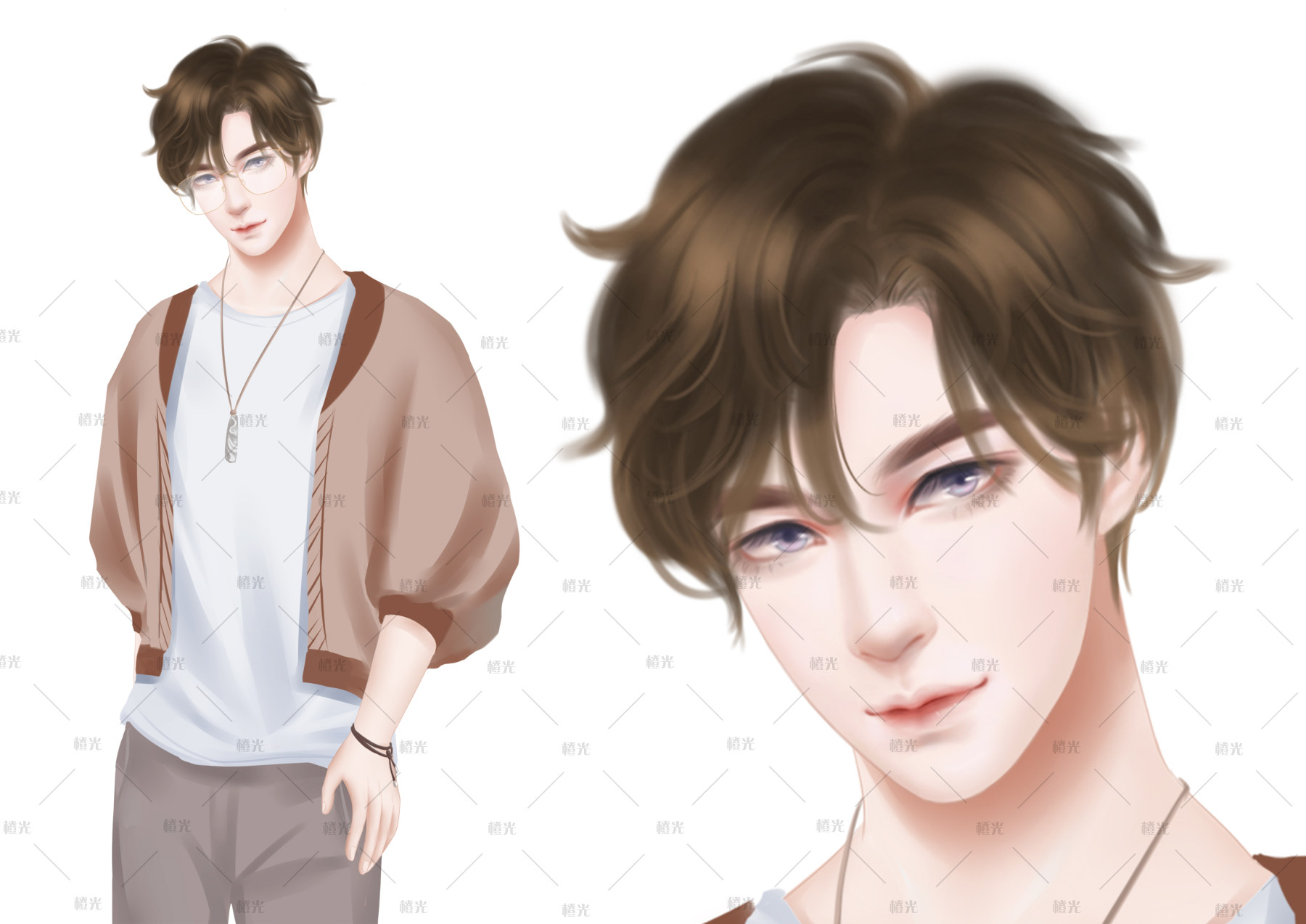 ZM-现代男详情 - 橙娘素材铺 - 橙光|66RPG