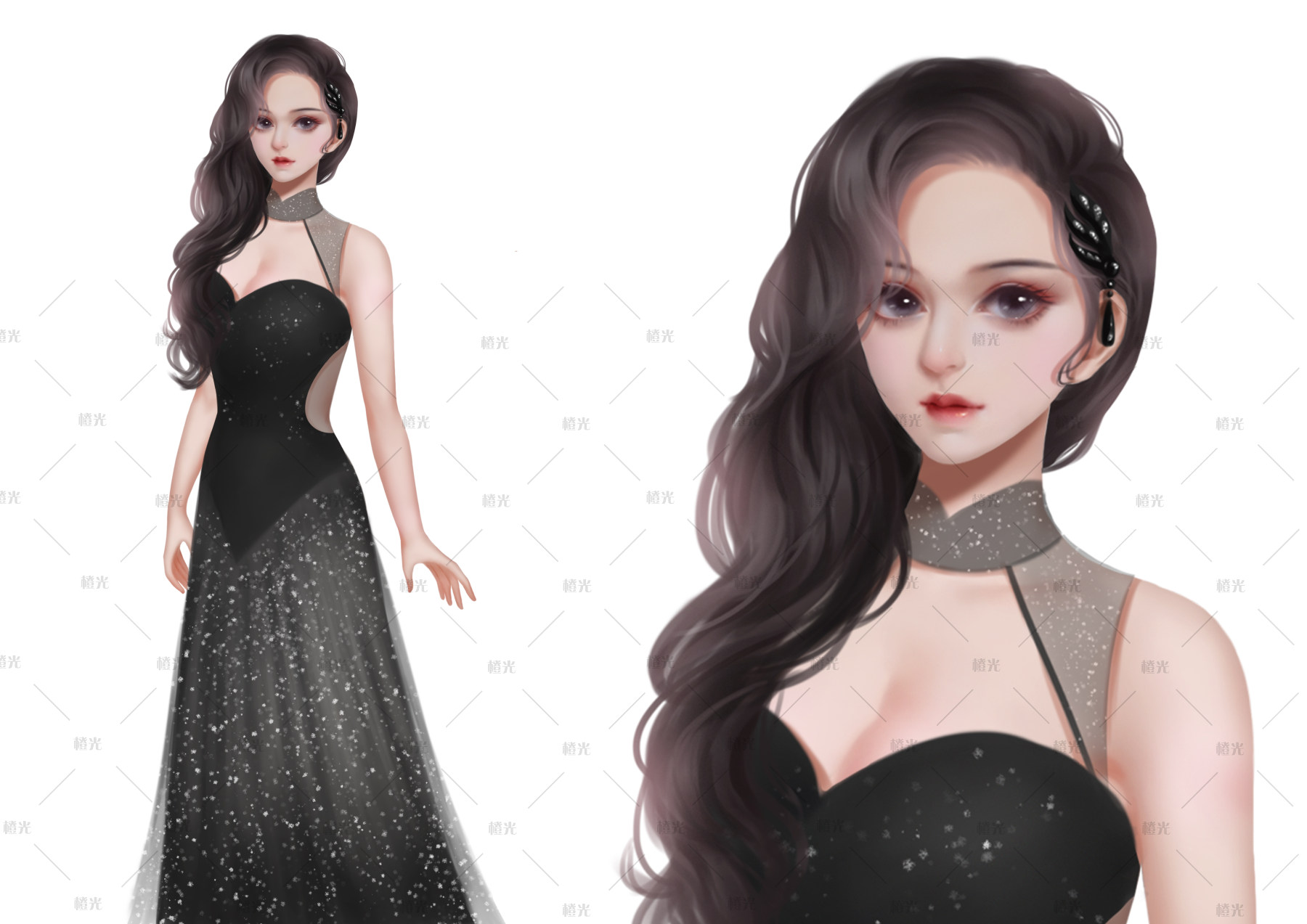 ZM-现代女详情 - 橙娘素材铺 - 橙光|66RPG