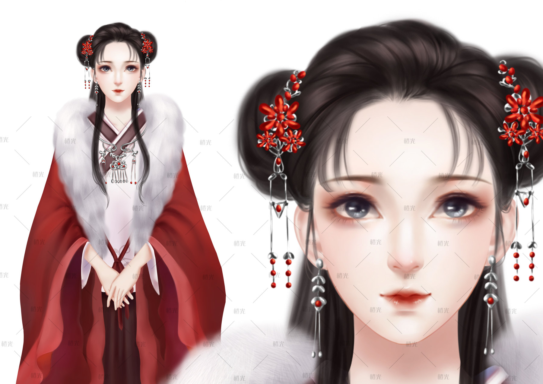 ZM-古代女详情 - 橙娘素材铺 - 橙光|66RPG