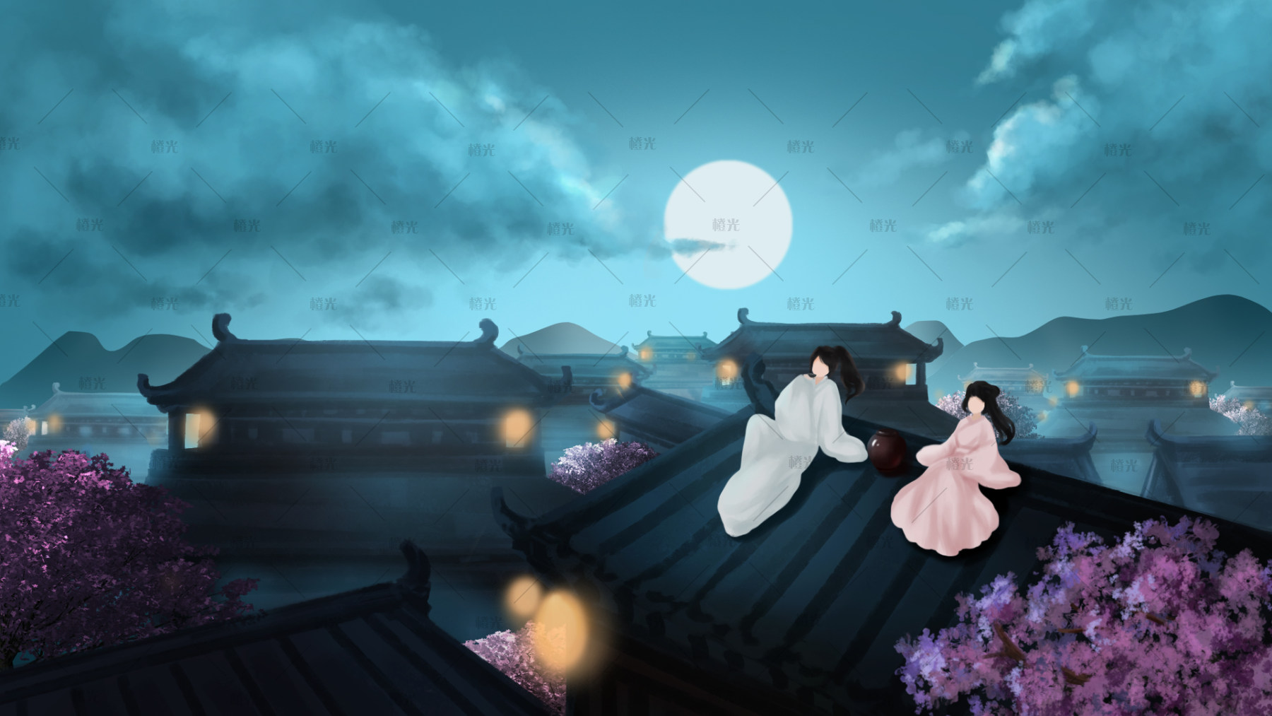 ZM-月夜详情 - 橙娘素材铺 - 橙光|66RPG