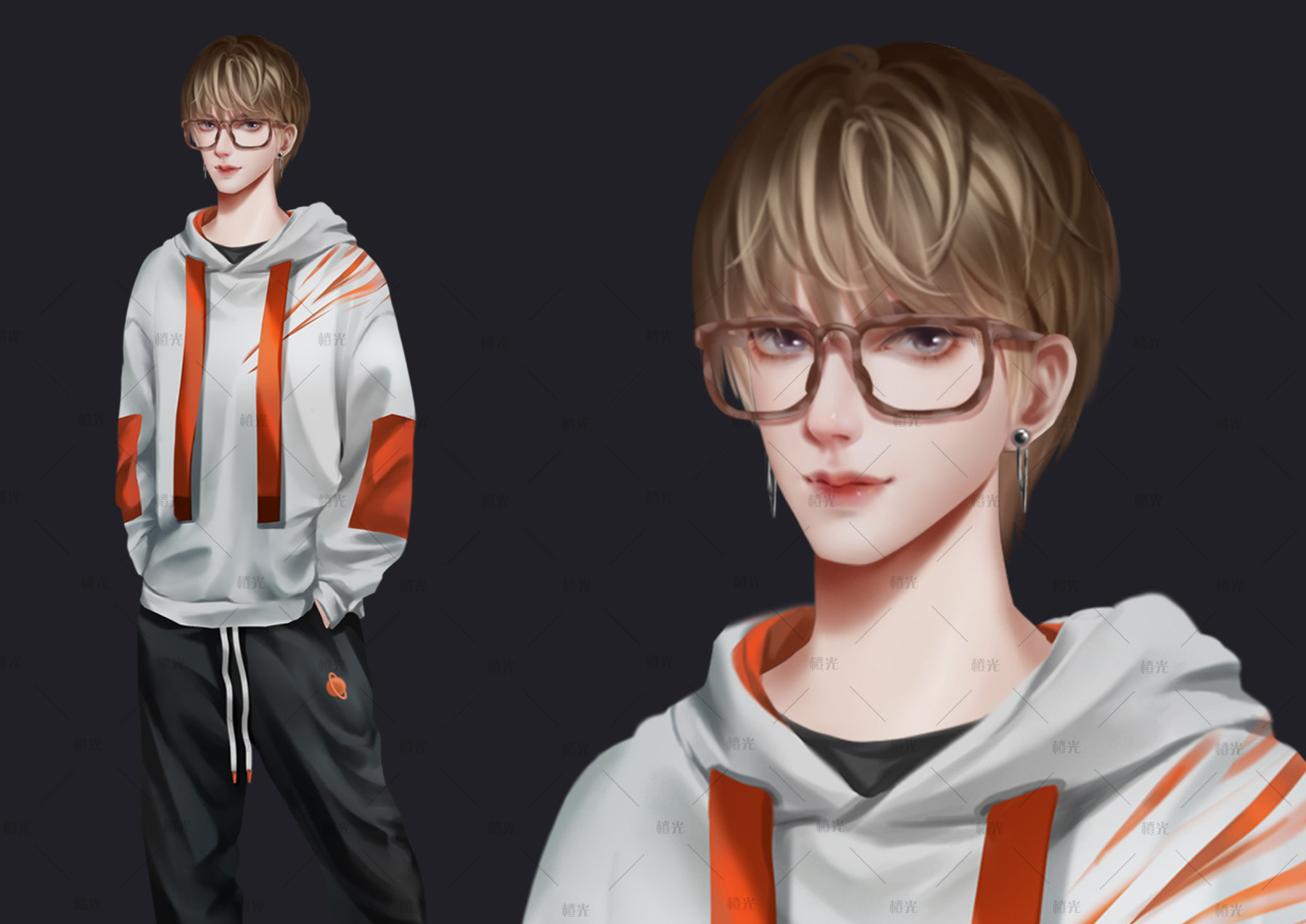 ZM-现代男详情 - 橙娘素材铺 - 橙光|66RPG