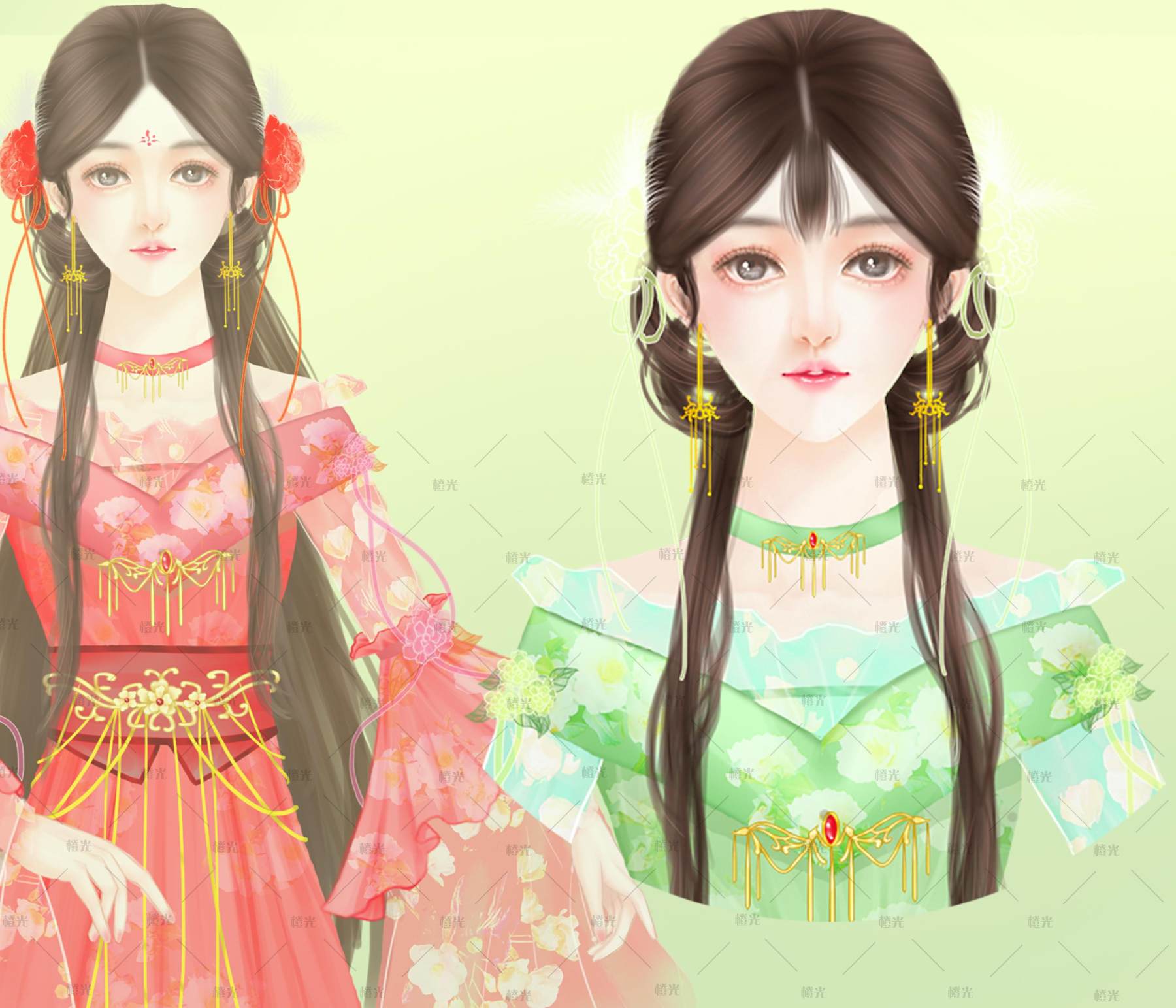 古风女详情 - 橙娘素材铺 - 橙光|66RPG