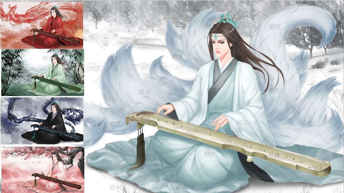 花样cg模版详情 - 橙娘素材铺 - 橙光|66RPG