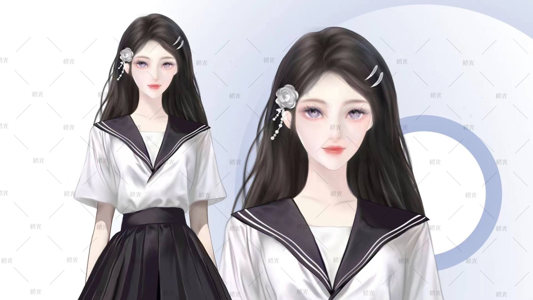 温柔娇俏女同学详情 - 橙娘素材铺 - 橙光|66RPG