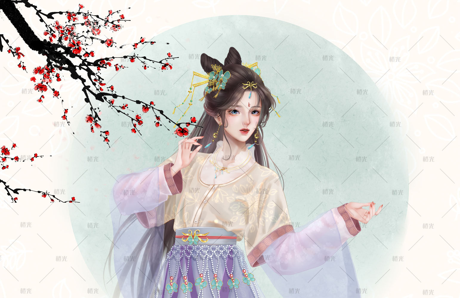 梨花雨凉NPC详情 - 橙娘素材铺 - 橙光|66RPG