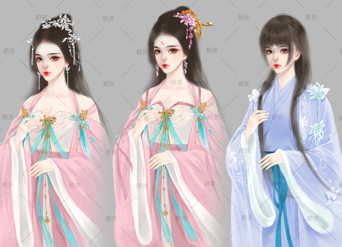 古风女14详情 - 橙娘素材铺 - 橙光|66RPG