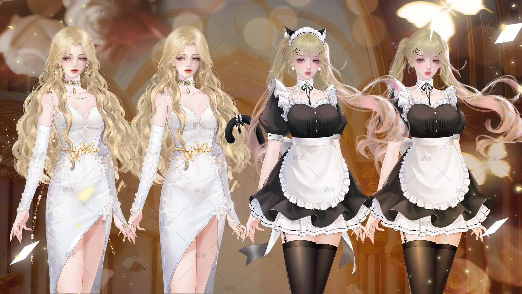 现代女加装2·赠脸详情 - 橙娘素材铺 - 橙光|66RPG