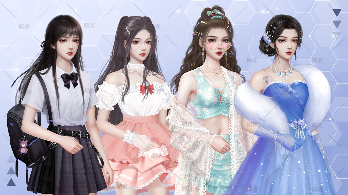 打包·12套通用加装详情 - 橙娘素材铺 - 橙光|66RPG