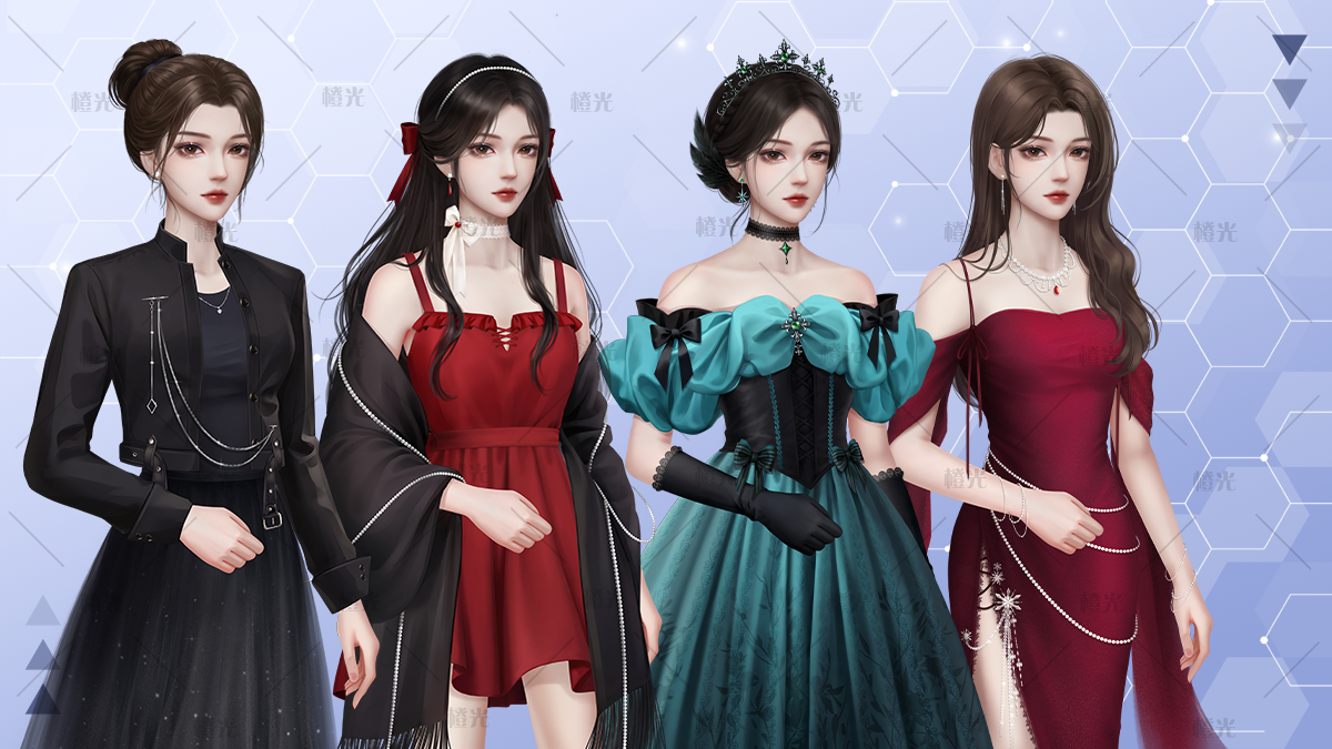 打包·12套通用加装详情 - 橙娘素材铺 - 橙光|66RPG