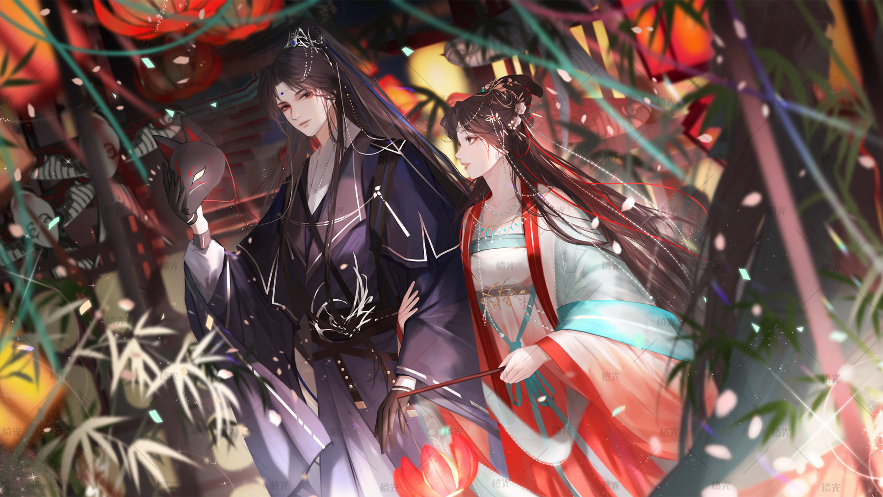 最后1件·CG赏花灯详情 - 橙娘素材铺 - 橙光|66RPG