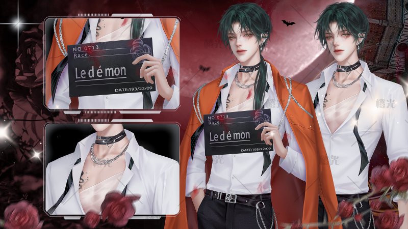 恶魔少爷莱西·赠Q版详情 - 橙娘素材铺 - 橙光|66RPG